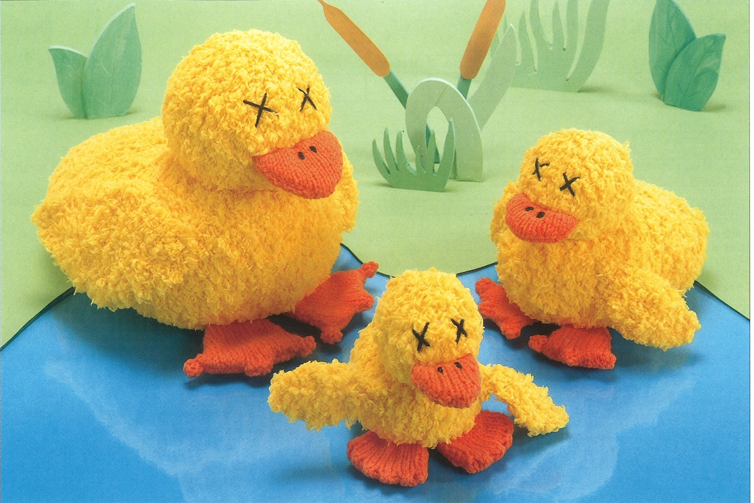 Knitted Ducks- 3 Sizes to Knit in - Chunky Wool - Bulky Wool - PDF ...