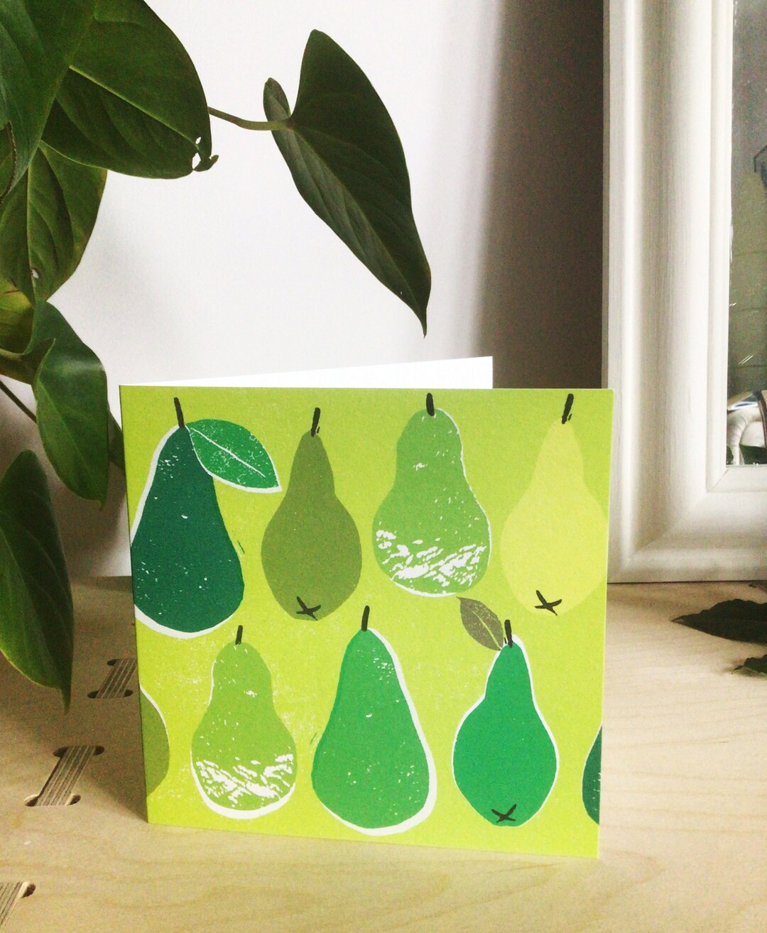 Pears - Blank Greetings Card - Etsy