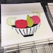 Fruit Bowl - Handprinted - Etsy