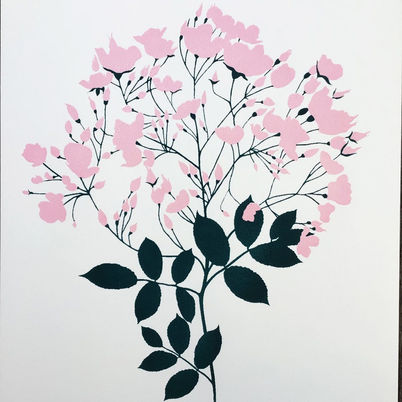 Rosa - Silk Screen Print - Etsy