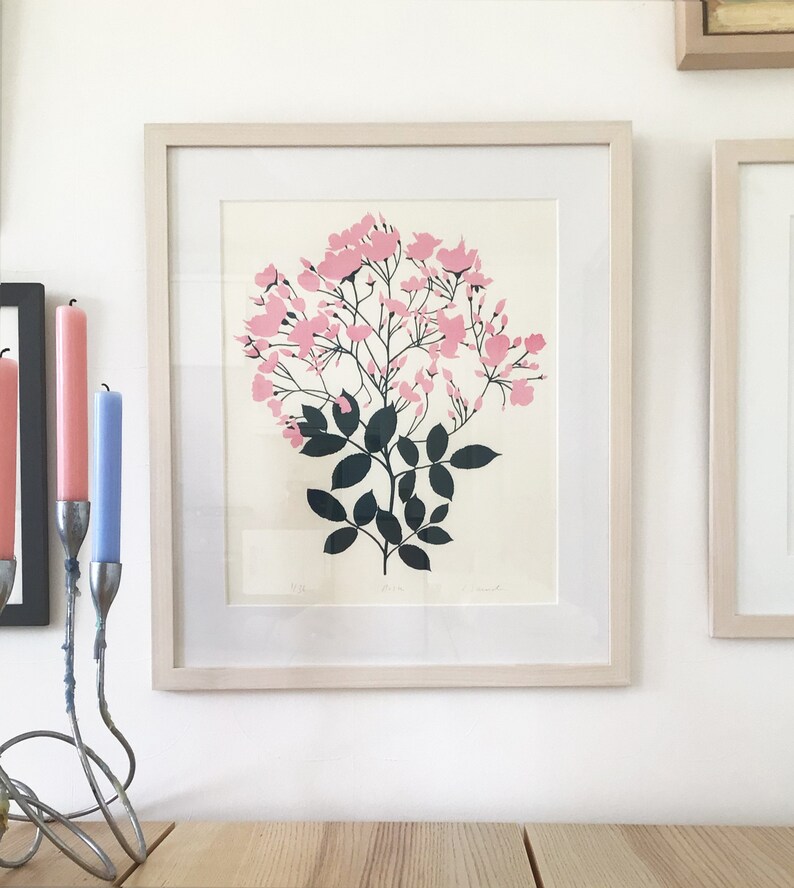 Rosa - Silk Screen Print - Etsy