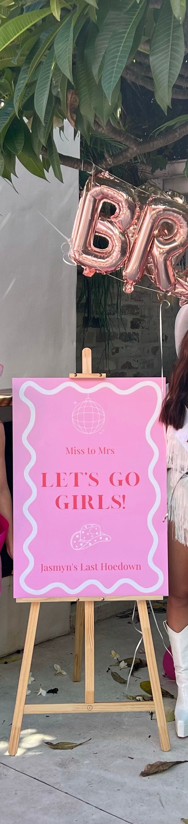 Hens Party Sign, Last Rodeo, Bachelorette Party, Hens Sign , Let's Go ...