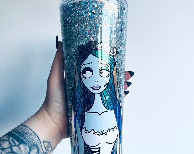 A Corpse of A Bride Snowglobe Tumbler - Etsy