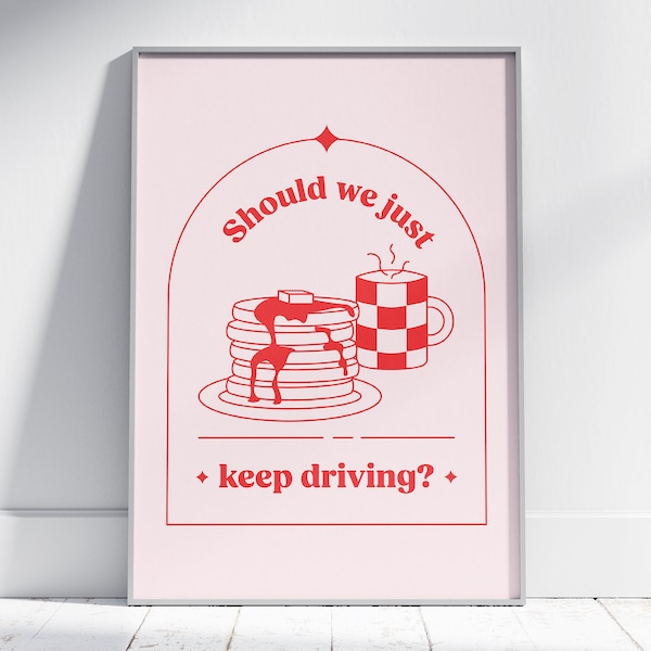 Keep Driving Harry Styles Lyrics Poster Digital - Etsy
