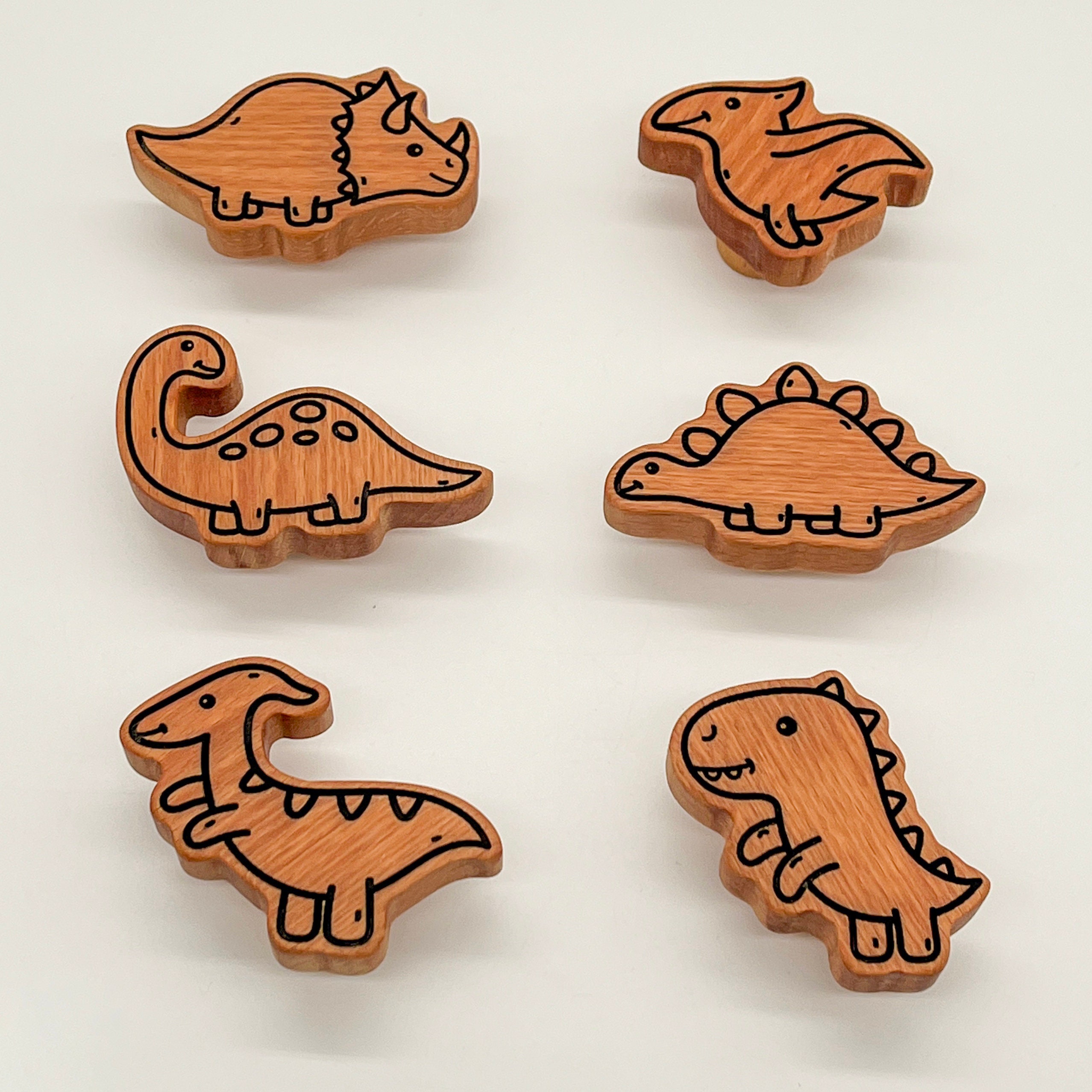 Dinosaur Dresser Knob for Nursery, Drawer Pull Handle for Kids Room. T ...