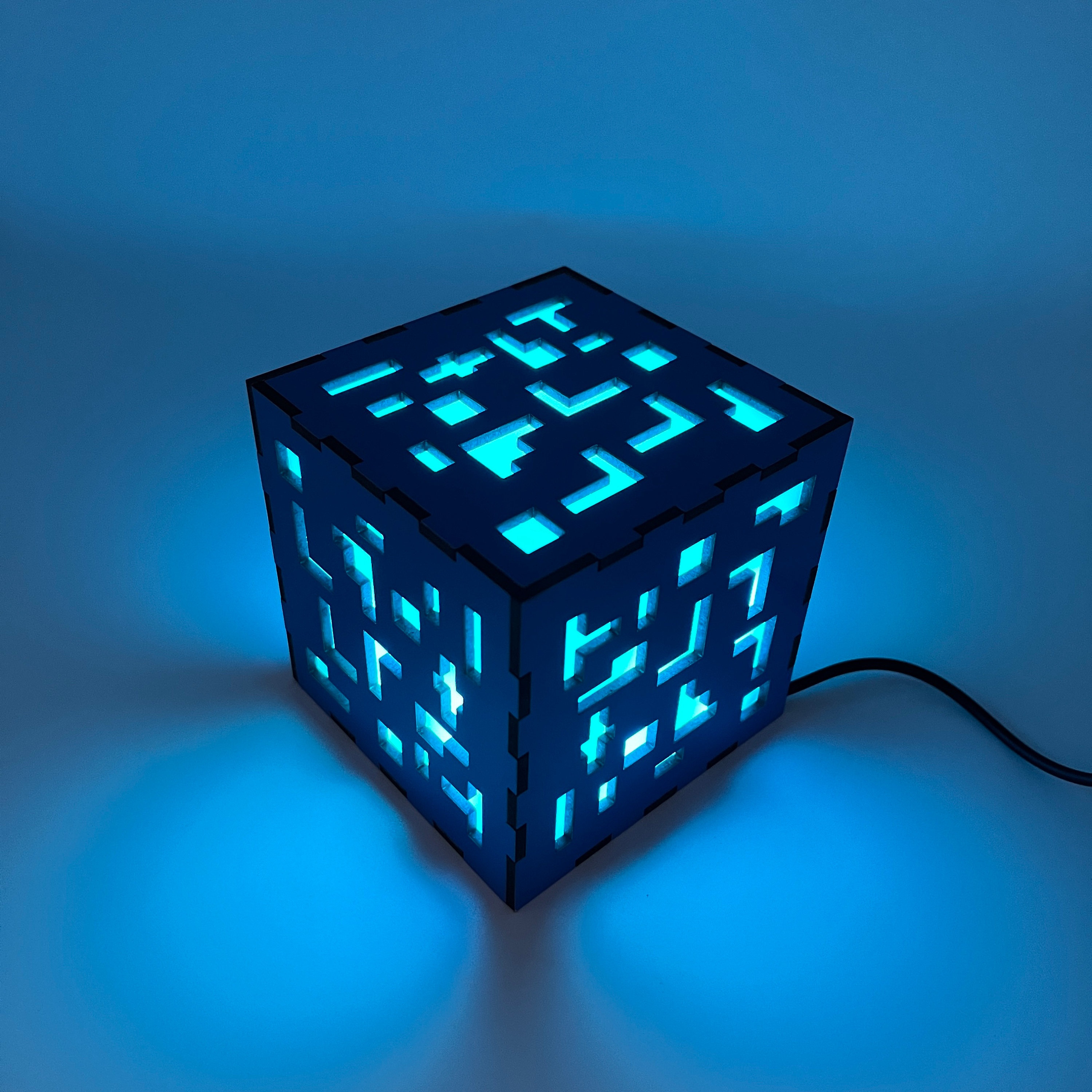 Minecraft Gamer Lamp RGB LED Light With Remote Control - Etsy