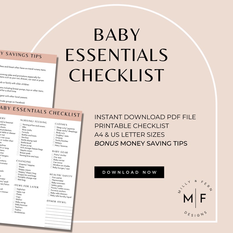 Essential Shopping List - Etsy