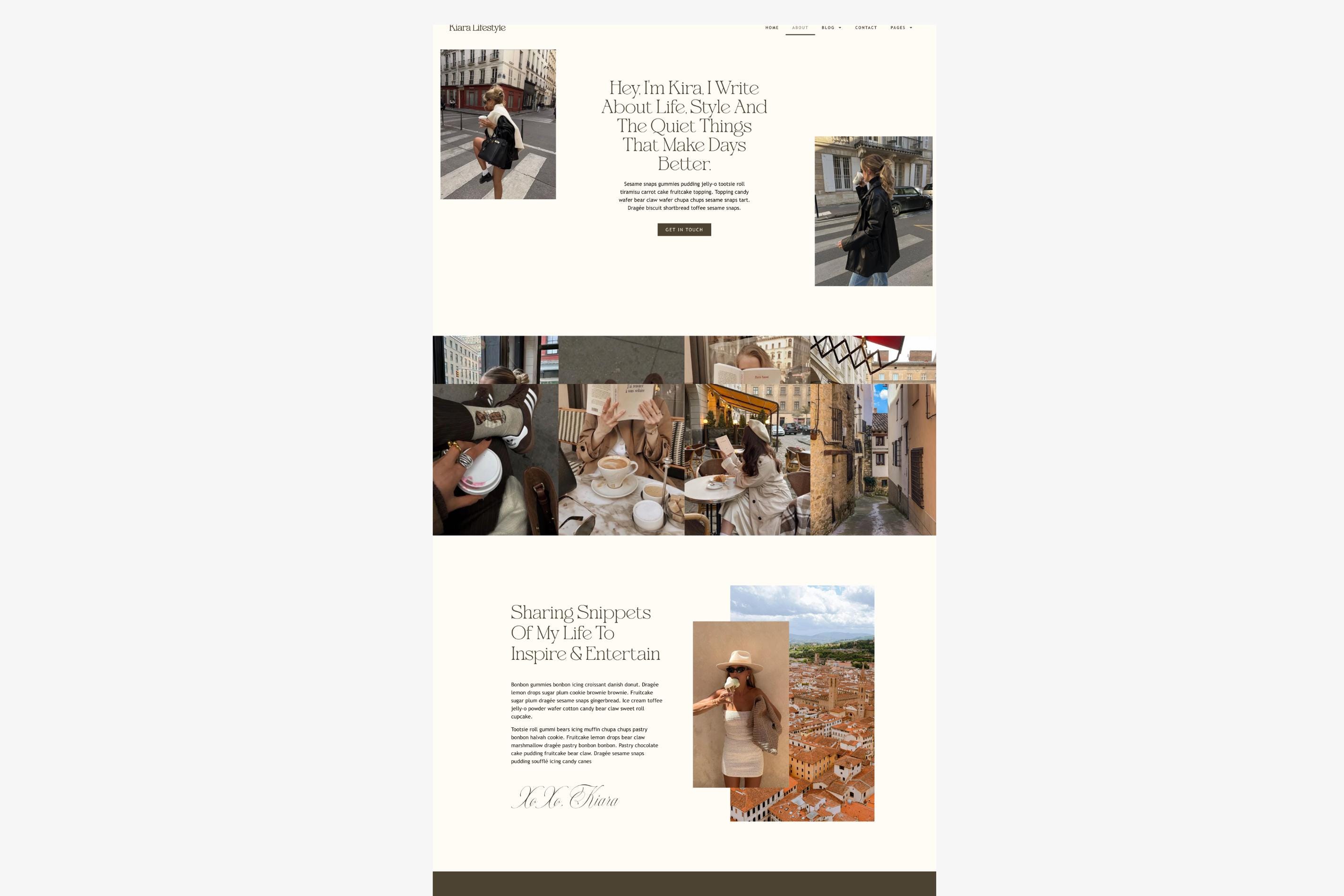 Elementor Pro Blog Website Template-lifestyle and Travel Blog Website ...