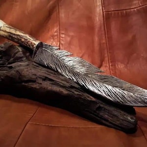 Custom Handmade Dear Horn Aching Knife,beautiful Dear Horn ,aching ...