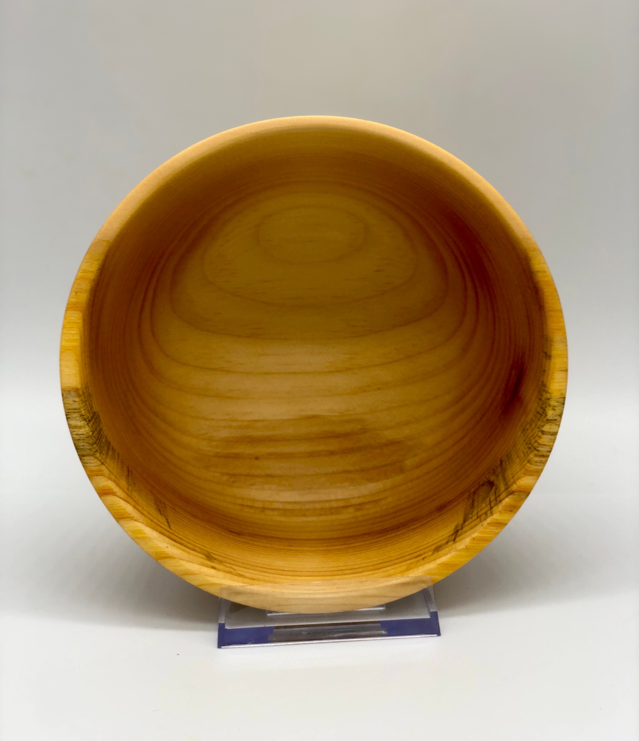 Deep Wooden Bowl in Weymouth Pine Bowl / White Pine Bowl - Etsy