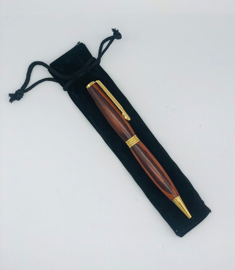 Hand-turned Wood Streamline Ballpoint Pen Made With Exotic Wood, Unique ...