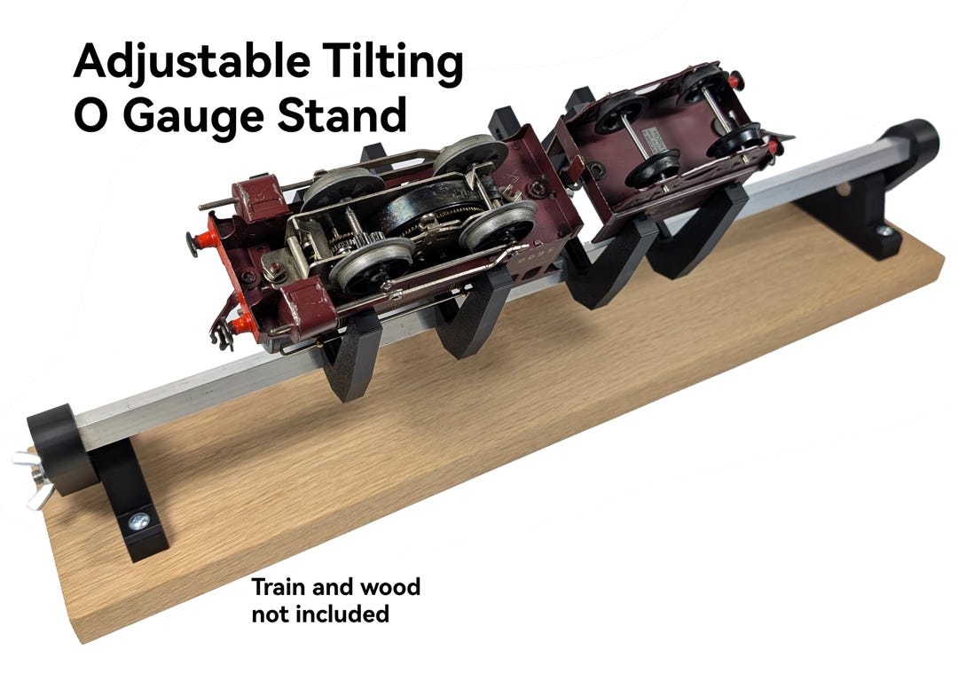 O Gauge Model Train Servicing and Repair Stand, Cradle for Locomotives ...