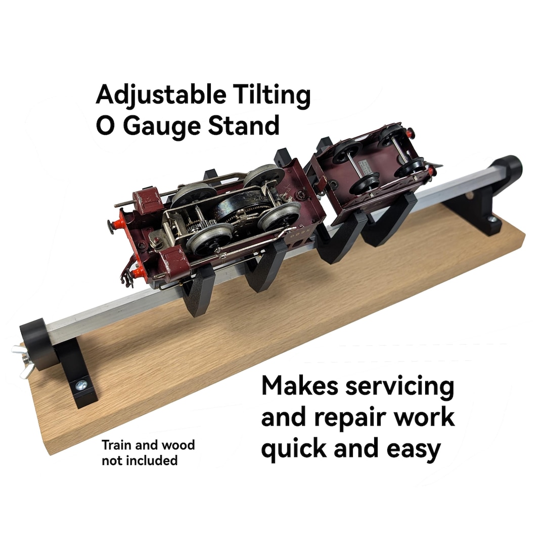 O Gauge Model Train Servicing and Repair Stand, Cradle for Locomotives ...