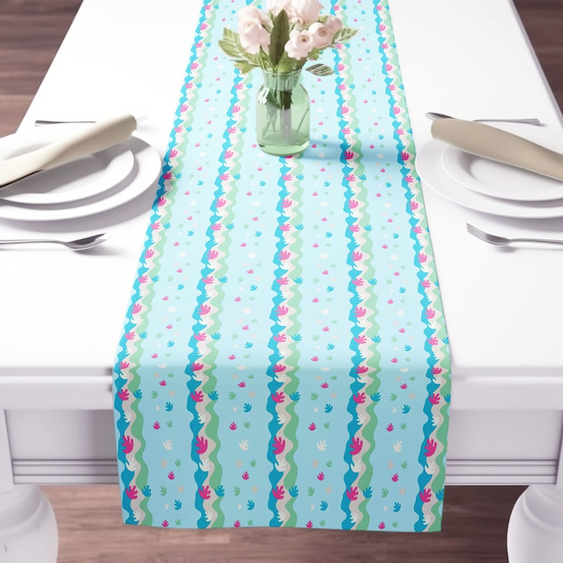 Dining Room Table Centerpiece, Modern Geometric Table Runner, Dining ...
