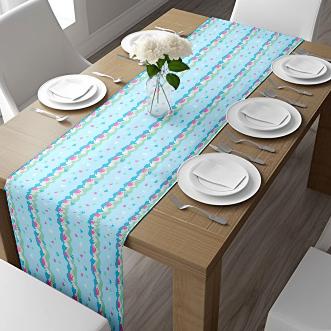 Dining Room Table Centerpiece, Modern Geometric Table Runner, Dining ...