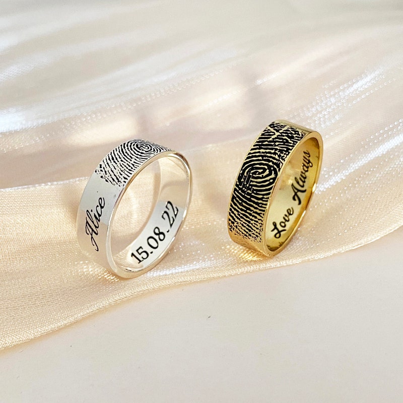 Engraved Ring - Etsy