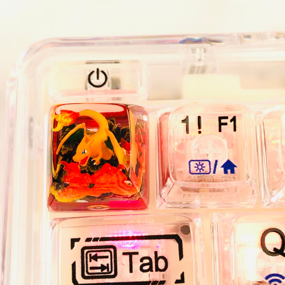 Pokemon Charizard Custom 1U Keycaps Pokemon Keycap Liquidate Keycap ...