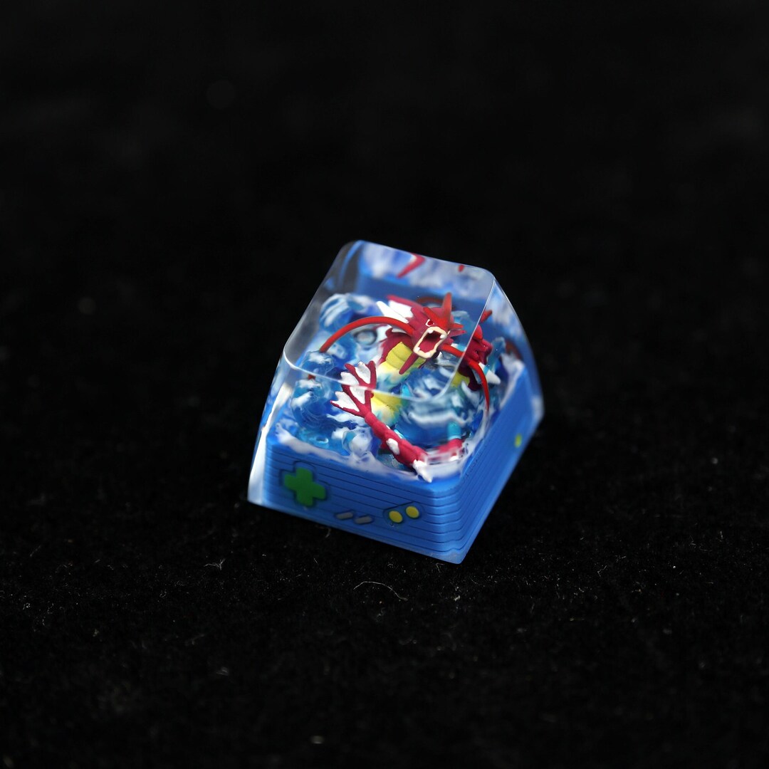 Pokemon Mega Gyarados Custom 1U Keycaps Pokemon Keycap - Etsy