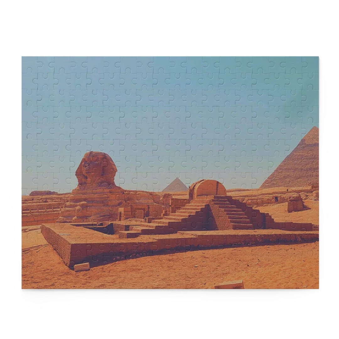 Egyptian Wonders: the Great Sphinx and Pyramids - 252/500 Piece Puzzle ...
