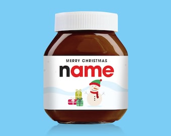 Personalised Nutella Original Label - 750g Nutella Jar! - Etsy