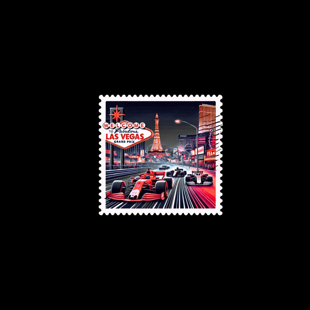 Las Vegas Grand Prix Sticker | 2-inch Glossy F1 Racing Vinyl Decal 2024 ...