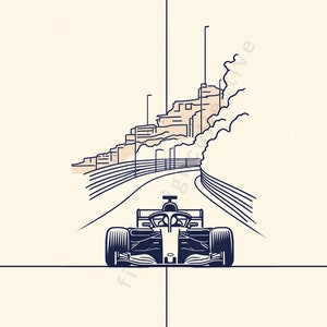 Monaco Grand Prix Print, Racing Download, Monaco Formula Wall Art ...