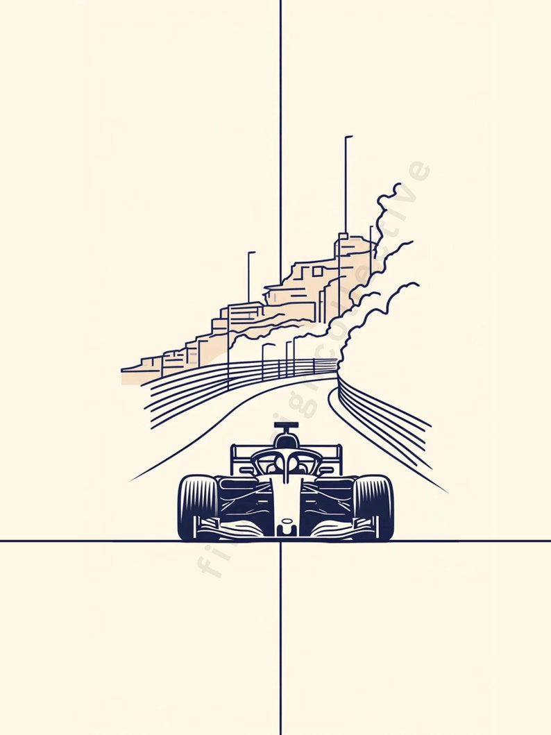 Monaco Grand Prix Print, Racing Download, Monaco Formula Wall Art, Digital Download for Printing ...