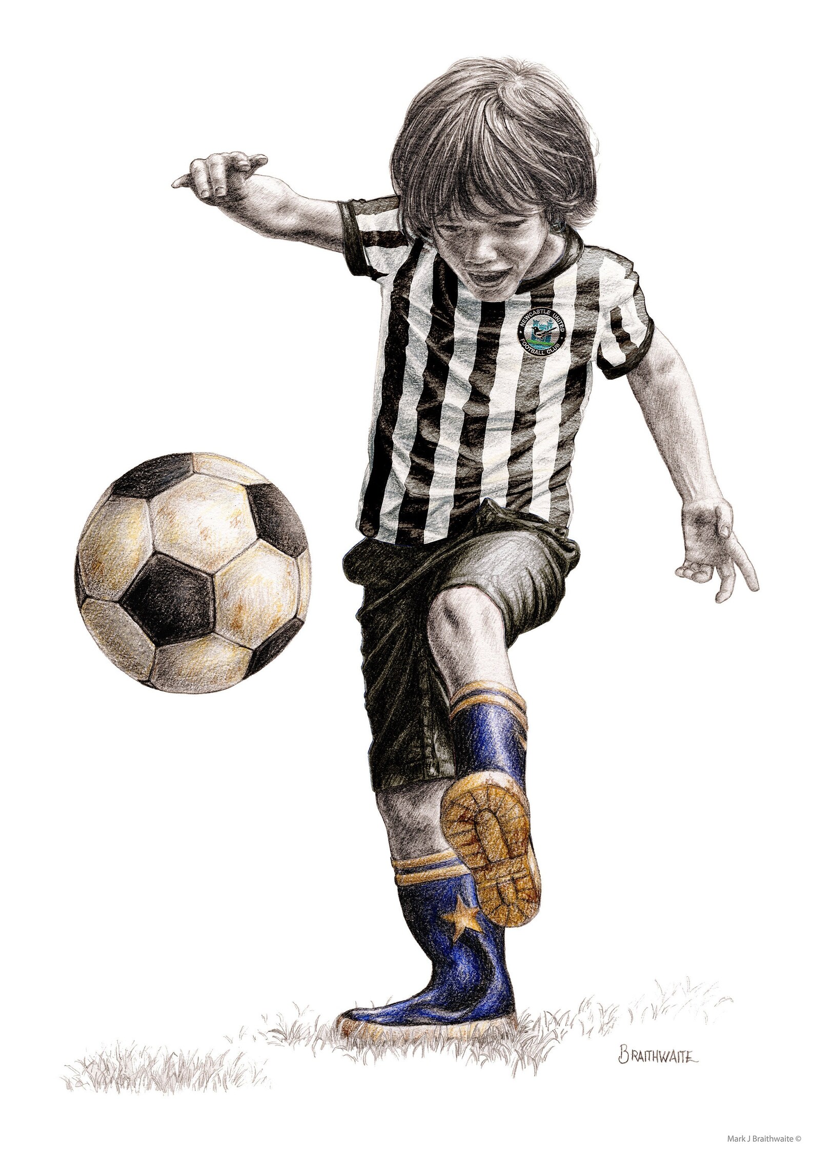 Alfie's Football Kits, the Magpie, Newcastle United FC, Digital ...