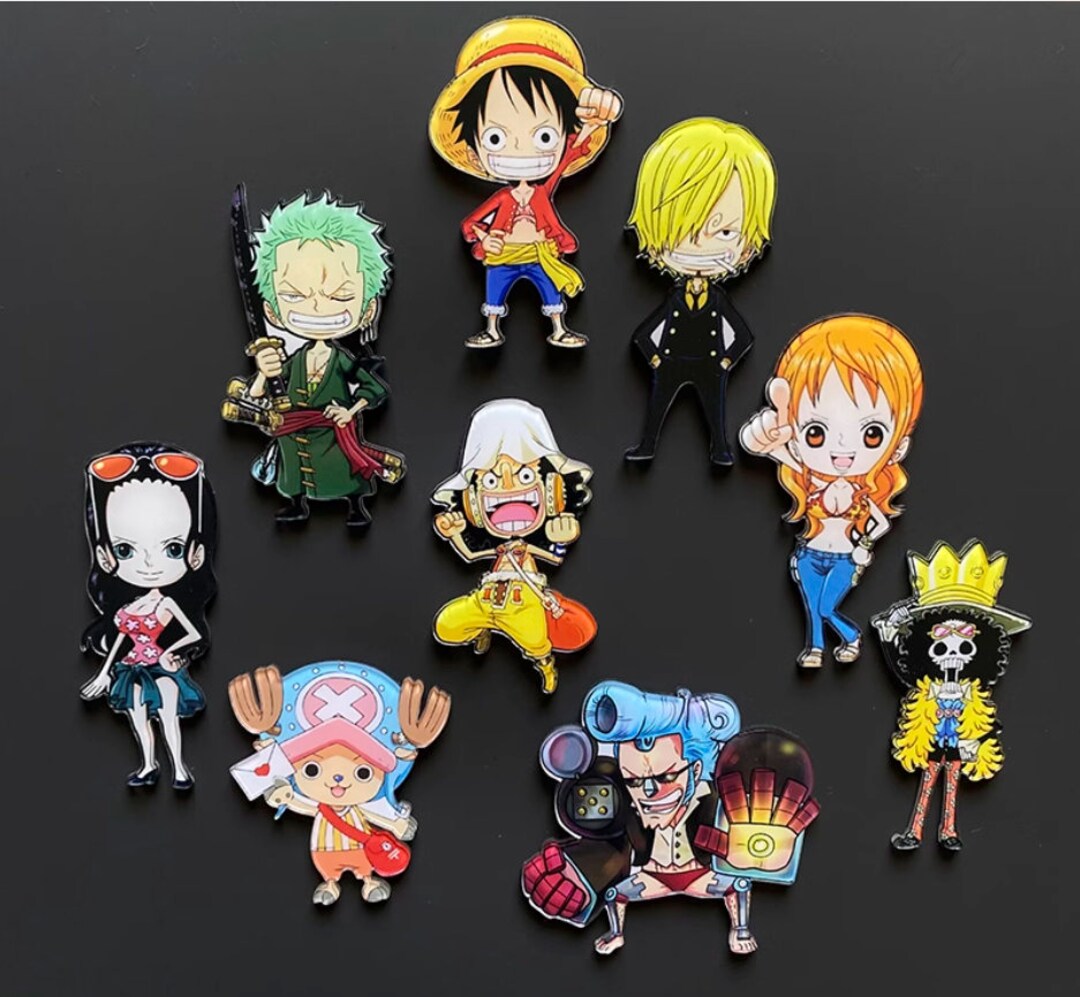 One Piece Japanese Animation Fridge Magnets Refrigerator Magnets Fridge ...