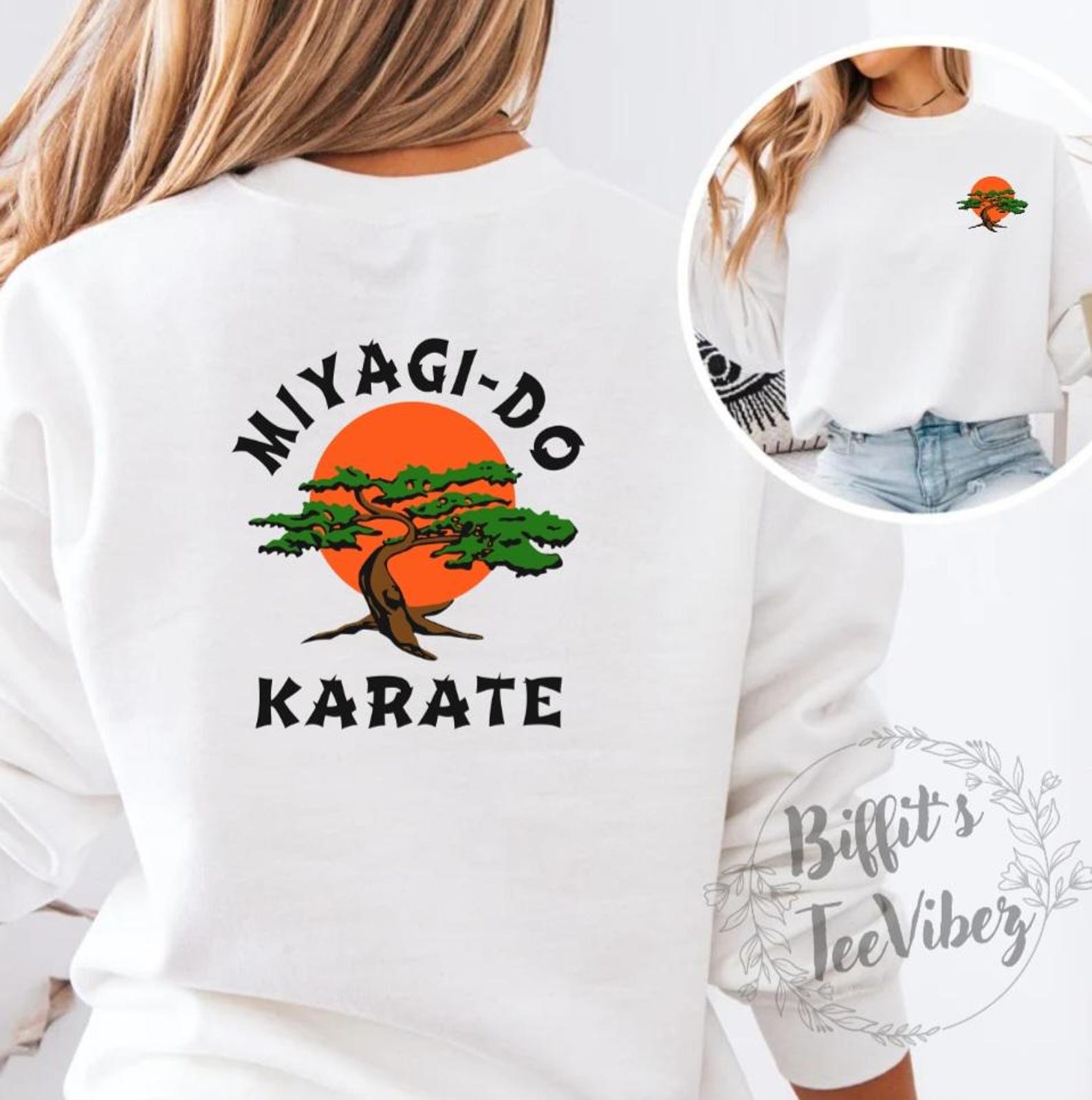 Karate Kid/cobra Kai Inspired Crewneck, Miyagido , Sweatshirt, Made to ...