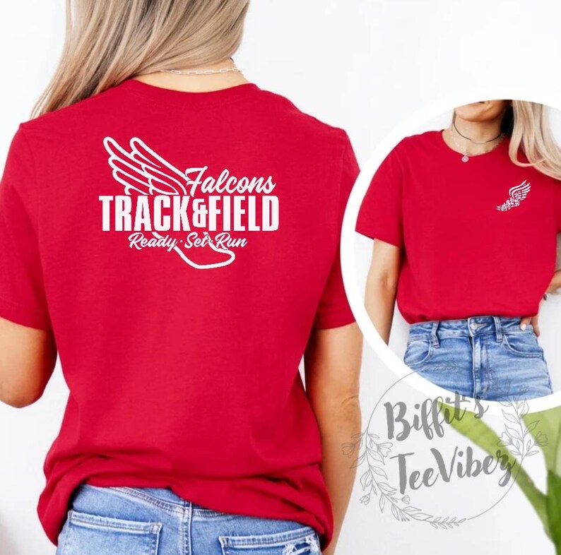 Falcons-track and Field- Support- School Spirit- Running- Field Events ...