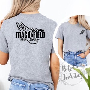 Falcons-track and Field- Support- School Spirit- Running- Field Events ...