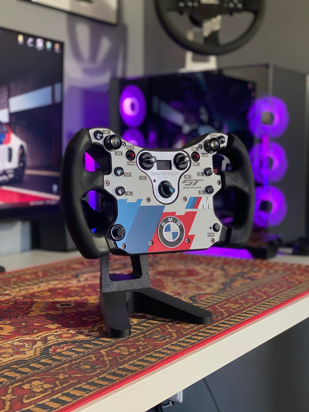 Steer Wheel Stand Fanatec QR1, Holder Wheel Fanatec QR1, Steer Wheel ...