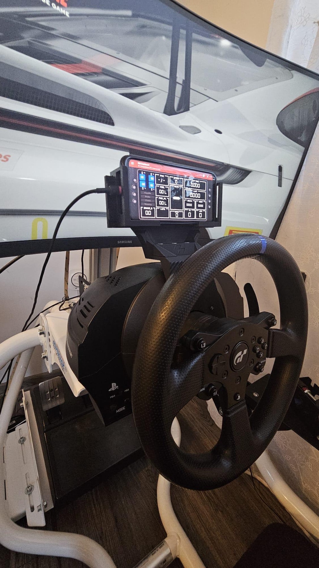 Thrustmaster Dashboard Phone Quick Release Mount T3000, Phone Holder ...