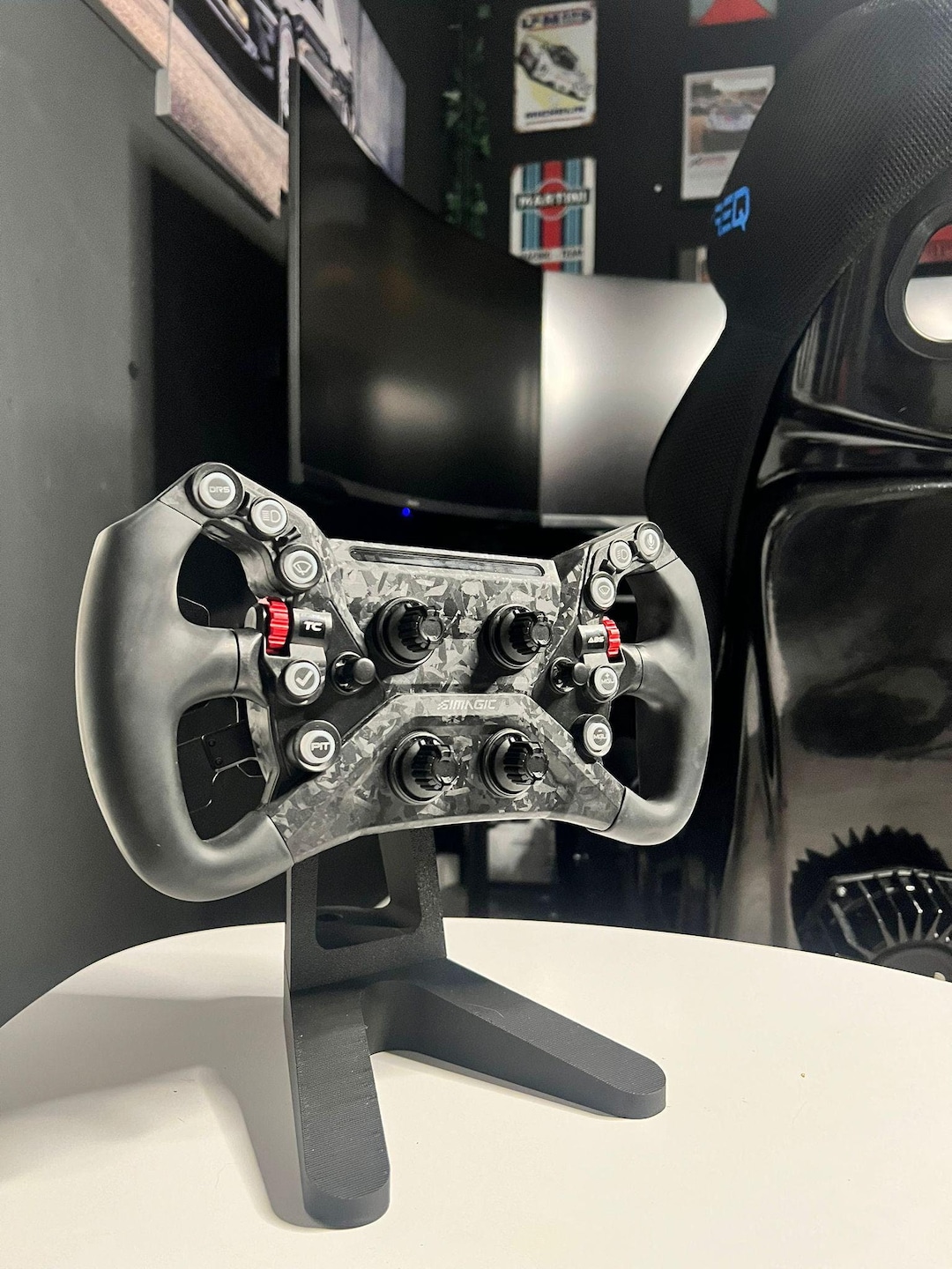 Moza QR Steer Wheel Stand, Moza Wheel Holder QR Stand, Wheel Stand for ...