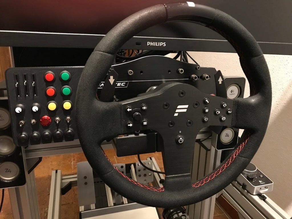 Fanatec CSW Button Box Mount Holder Two-side DIY Kit Simracing ...