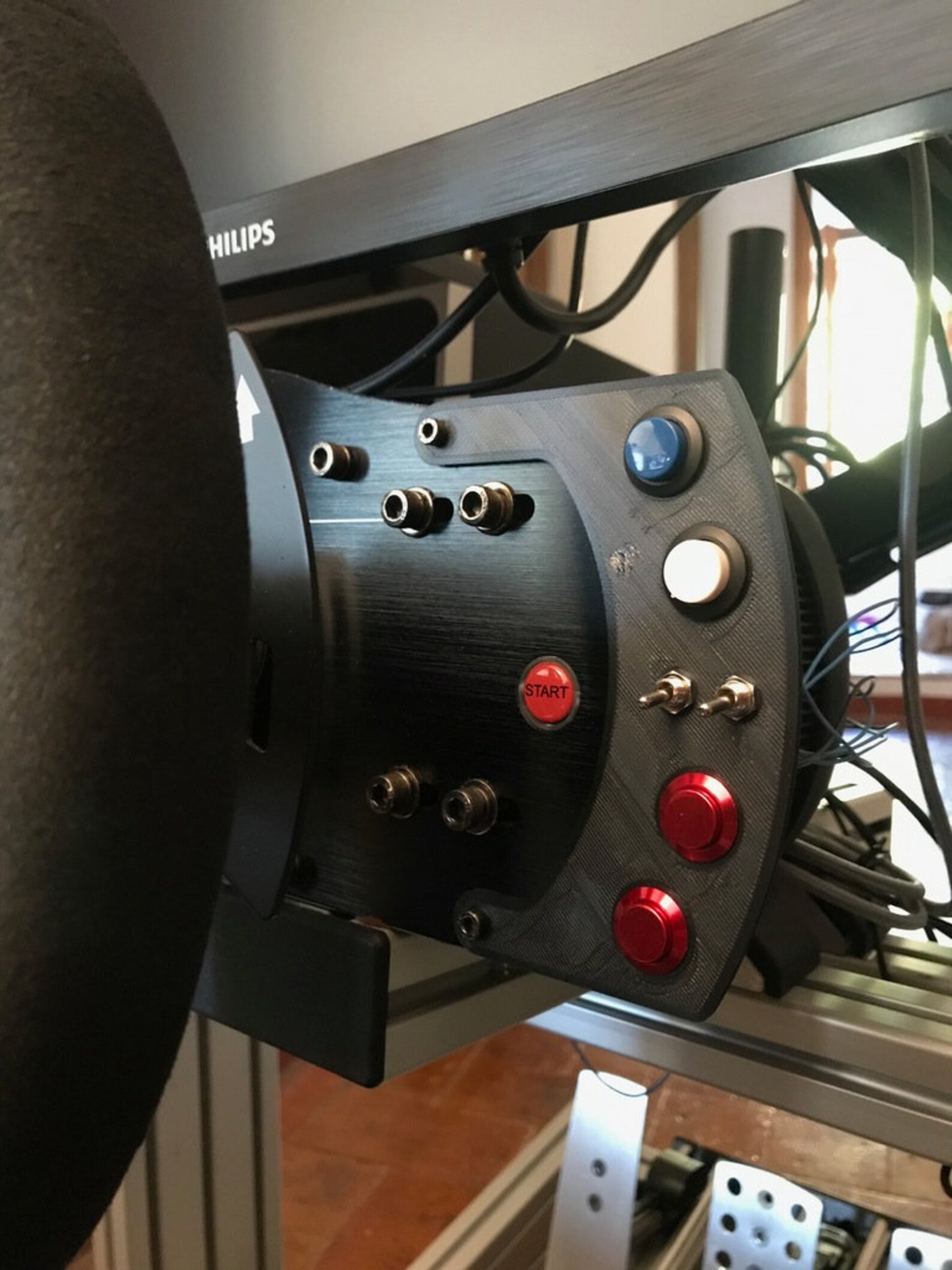 Fanatec CSW Button Box Mount Holder Two-side DIY Kit Simracing ...