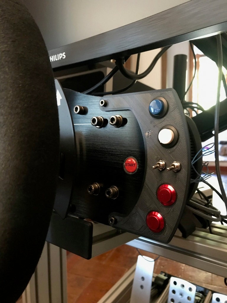 Fanatec CSW Button Box Mount Holder Two-side DIY Kit Simracing ...