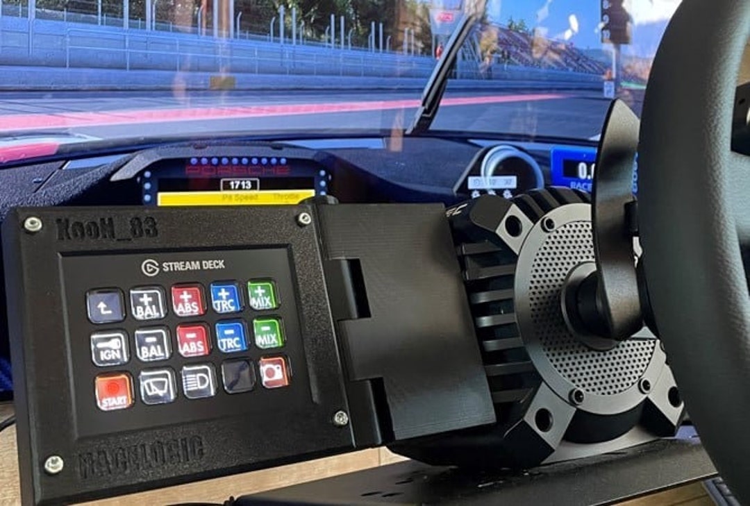 Streamdeck MK2 Mount to Fanatec Gt DD Pro & Csl DD DIY Kit - Simracing ...