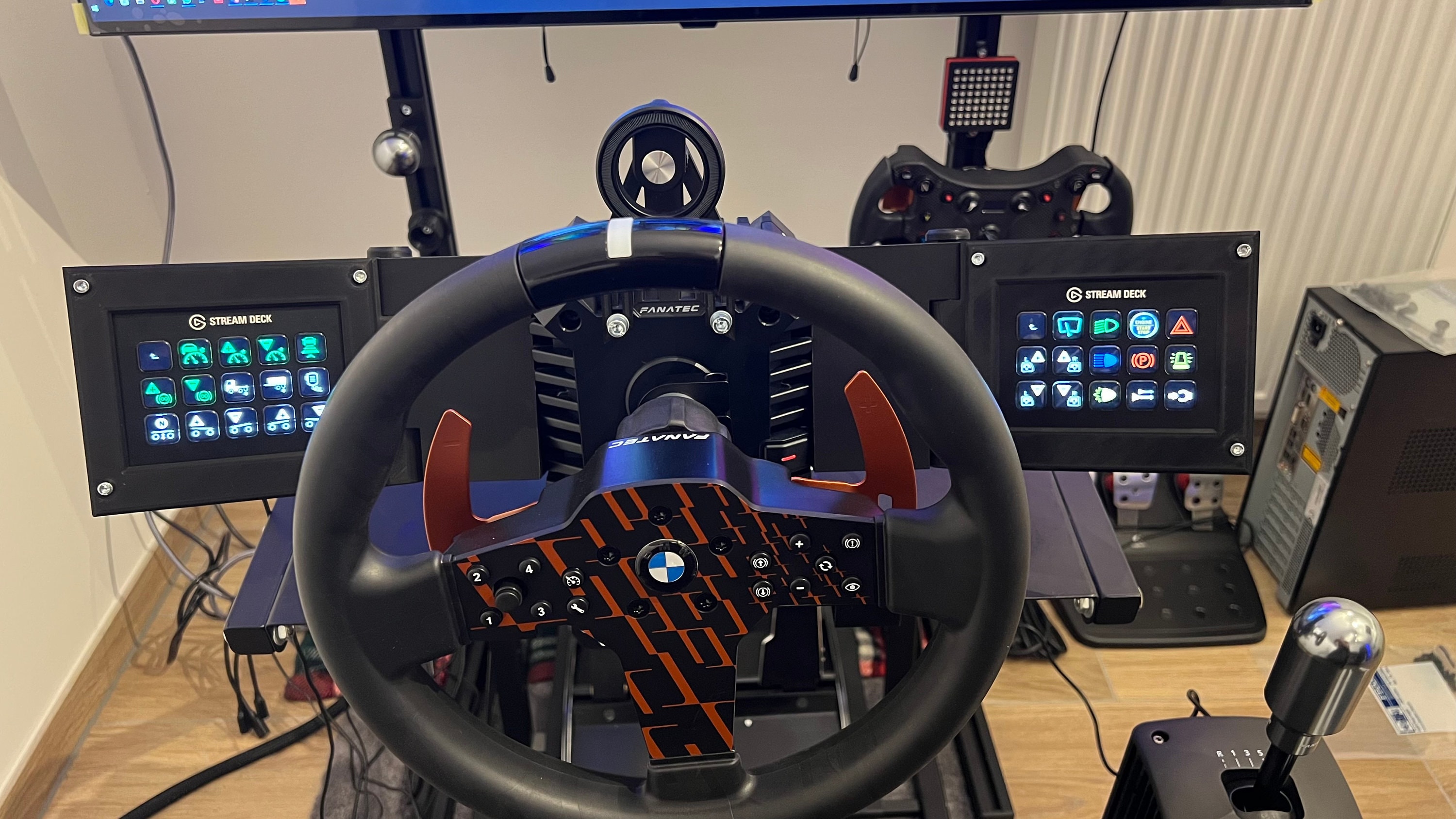 Streamdeck MK2 Mount to Fanatec Gt DD Pro & Csl DD DIY Kit Simracing ...