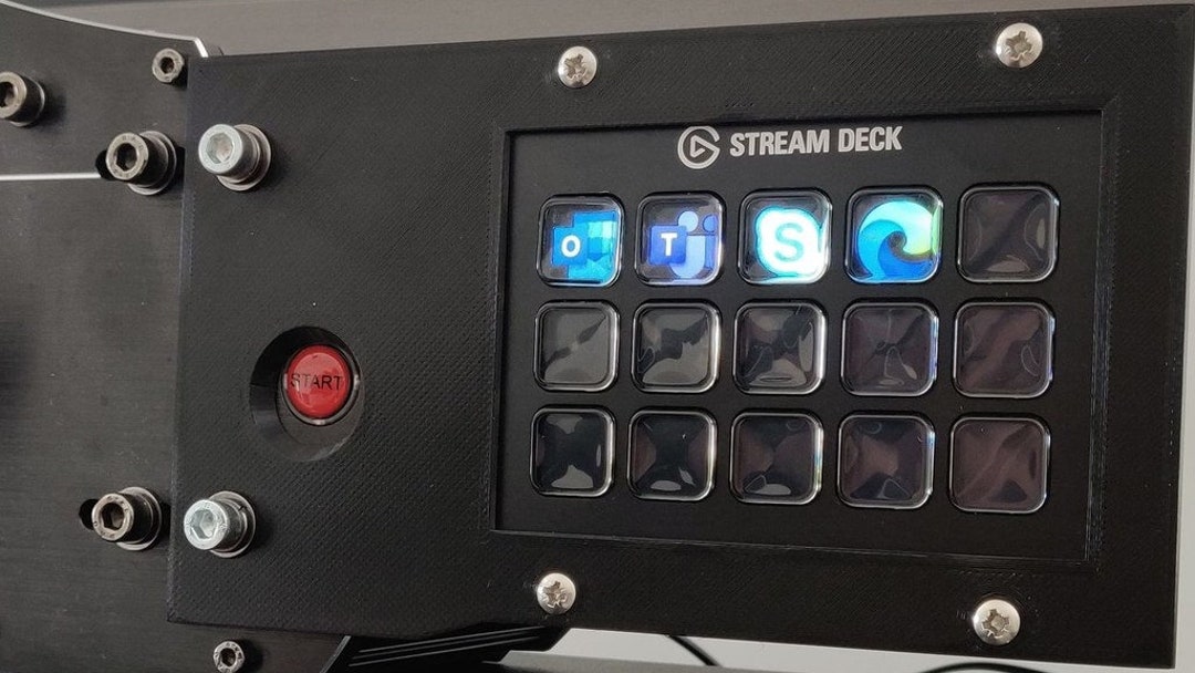 Streamdeck Mount for Fanatec CSW 2.5 DIY Kit Simracing Accessories - Etsy UK