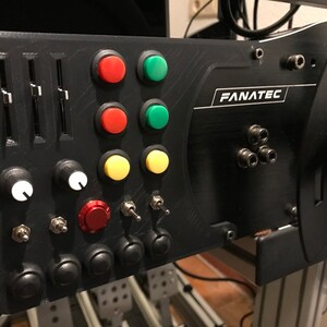 Fanatec CSW Button Box Mount Holder Two-side DIY Kit - Simracing ...