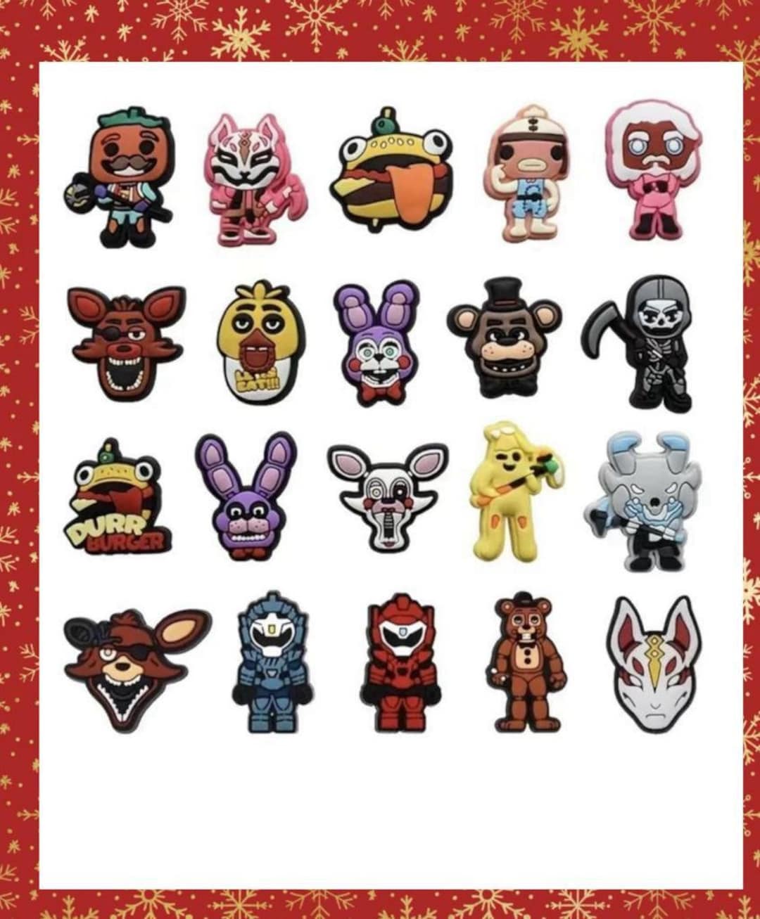 20X Adorable Croc Shoe Charms Jibbitz UK FNAF Five Nights at - Etsy