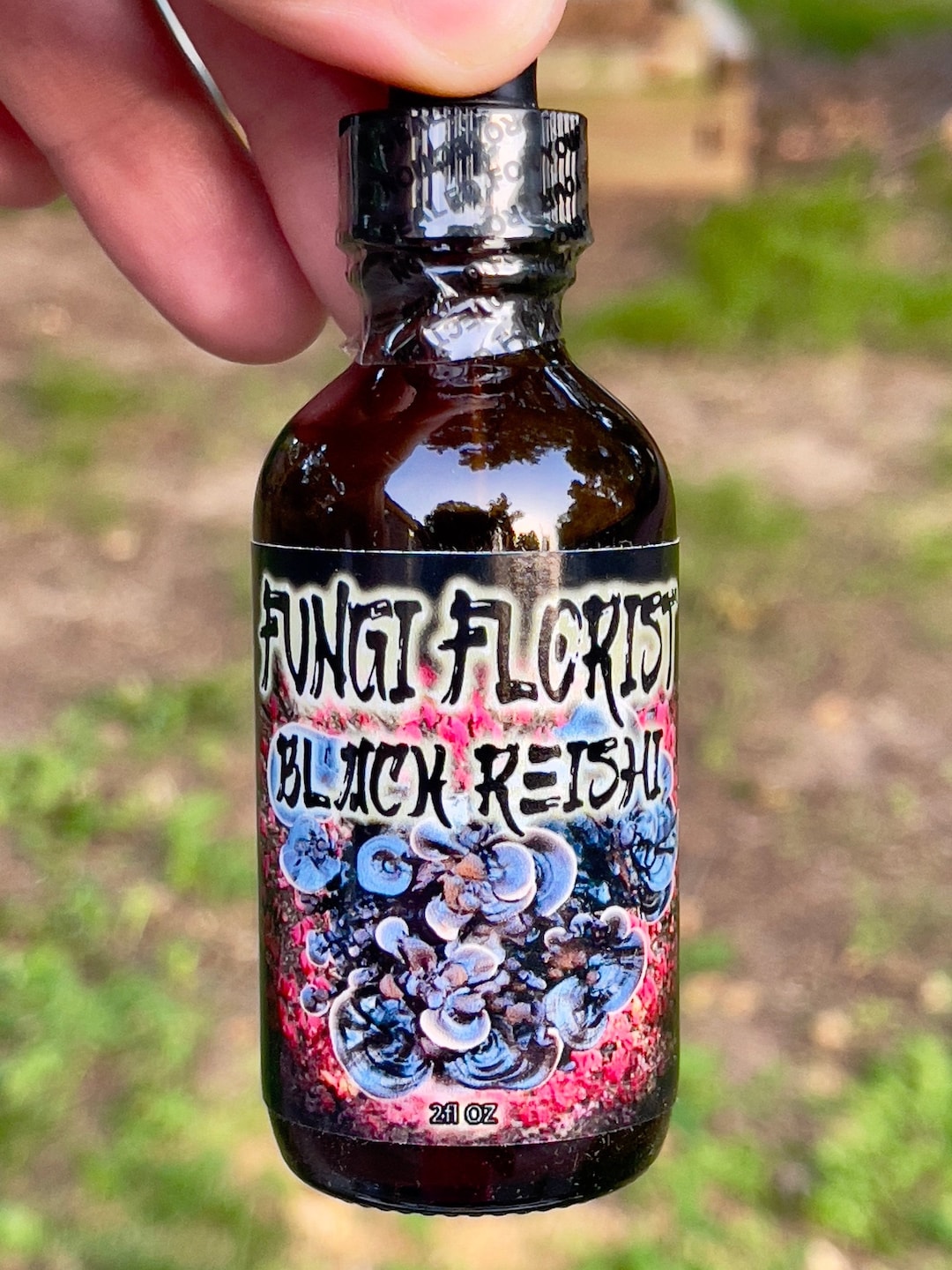 2oz Black Reishi Dual Extract Tincture - Ganoderma Sinense - Etsy