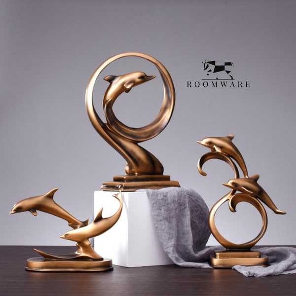 Dolphin Sculpture - Etsy