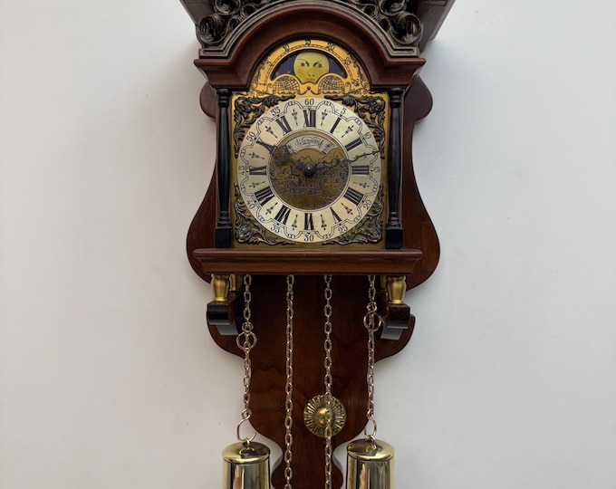 Special Vintage Dutch Original Warmink Sallander Wall Clock With ...