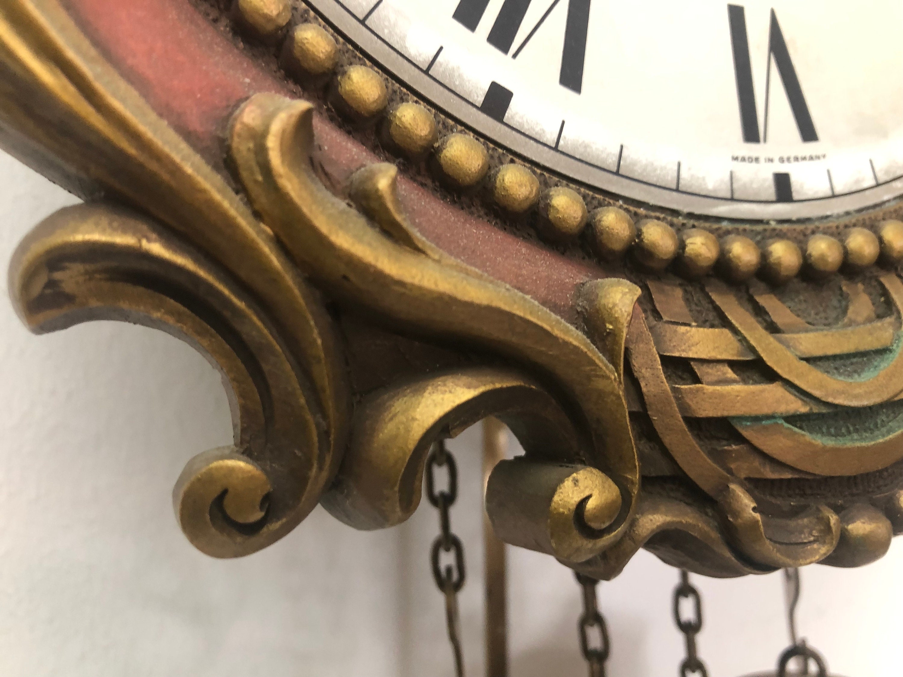 A Very Special E. Schmeckenbecher Wall Clock With Beautiful Wood ...