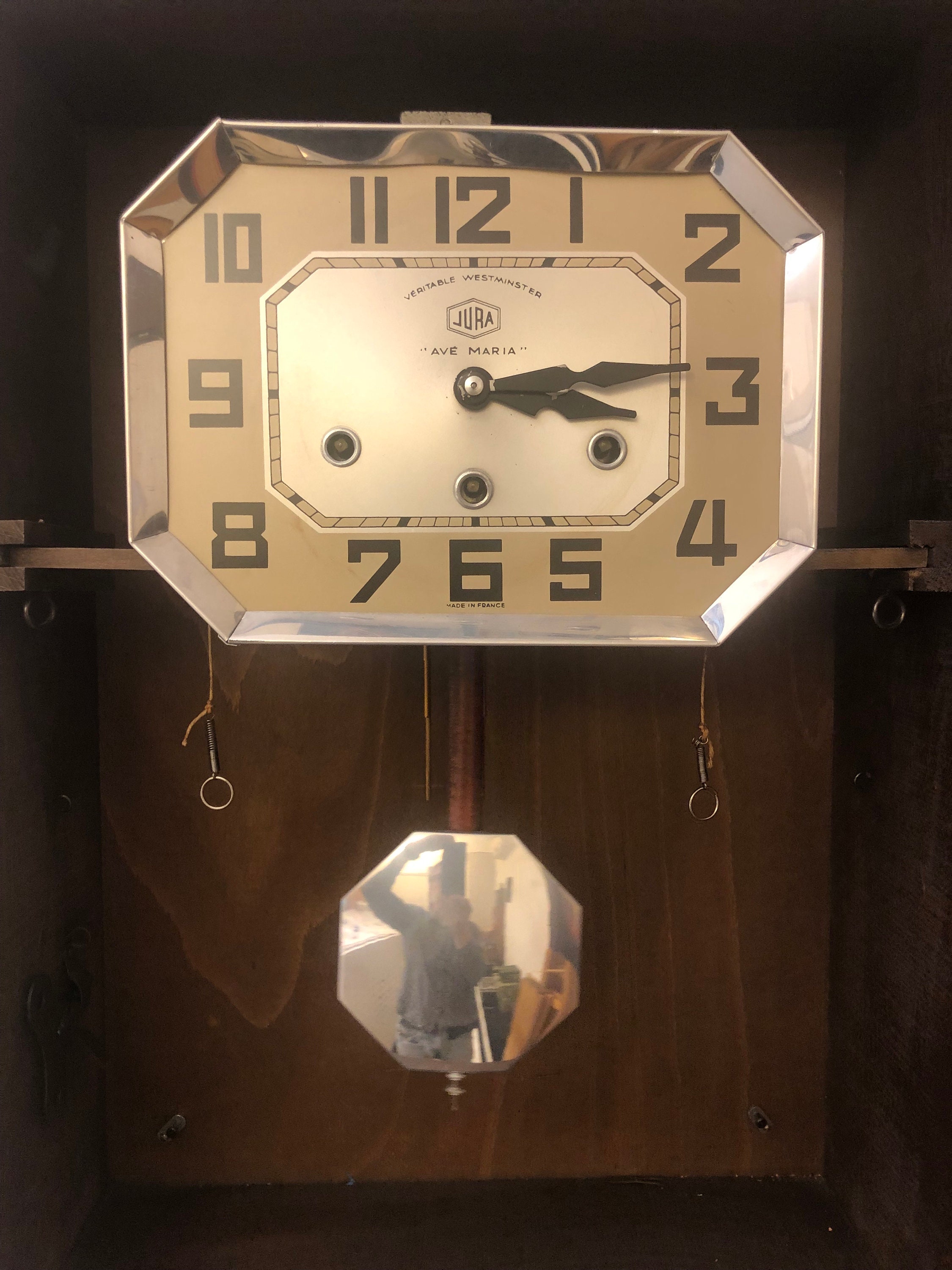 AVE MARIA / Westminster Clock With 11 Hammers. Very Special French Art ...