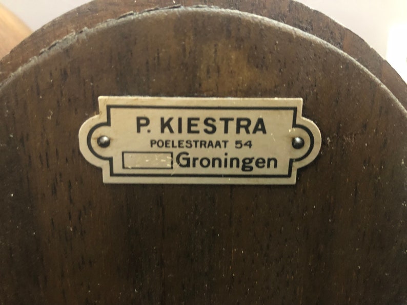 Oak Table Clock With Crossed Arrows Mark of Hamburg American Clock ...
