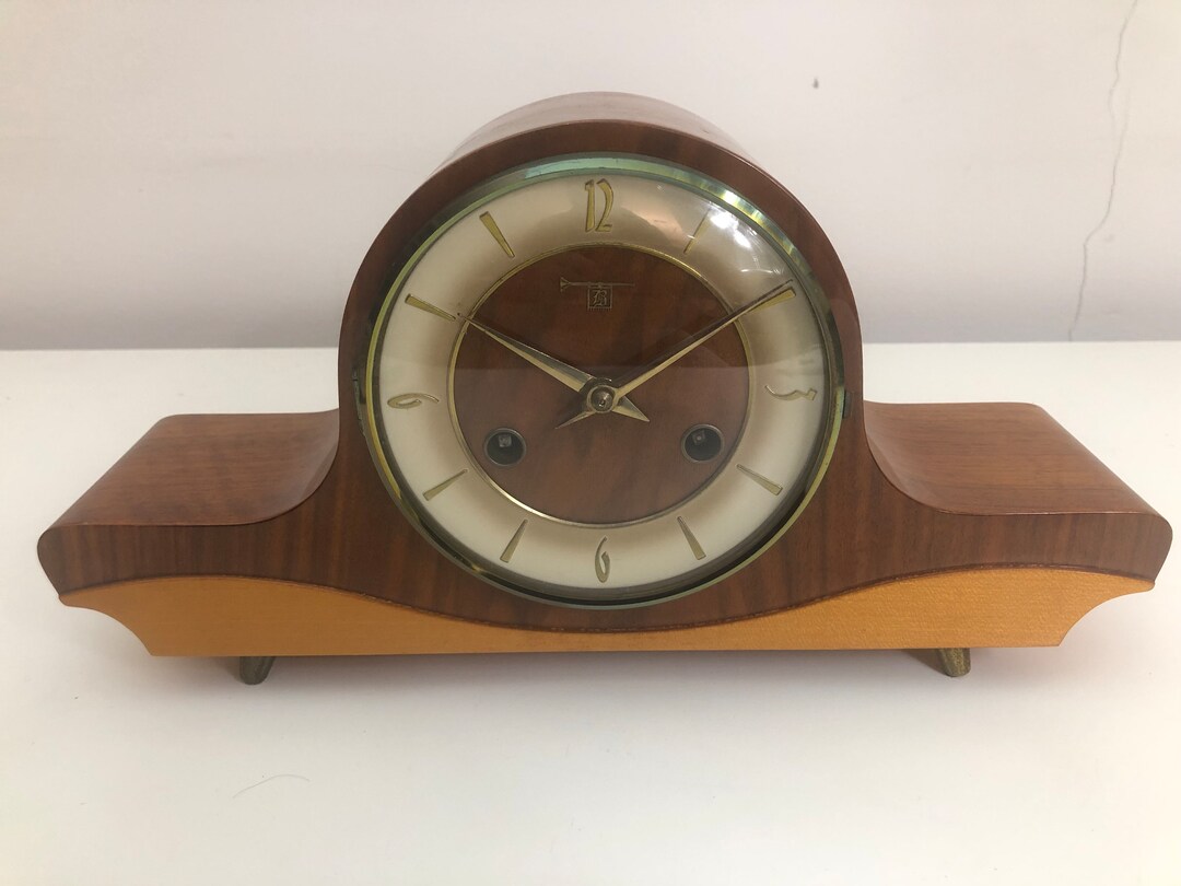 Rare Vintage Trumpet Chimney Mantel Clock 1960. - Etsy